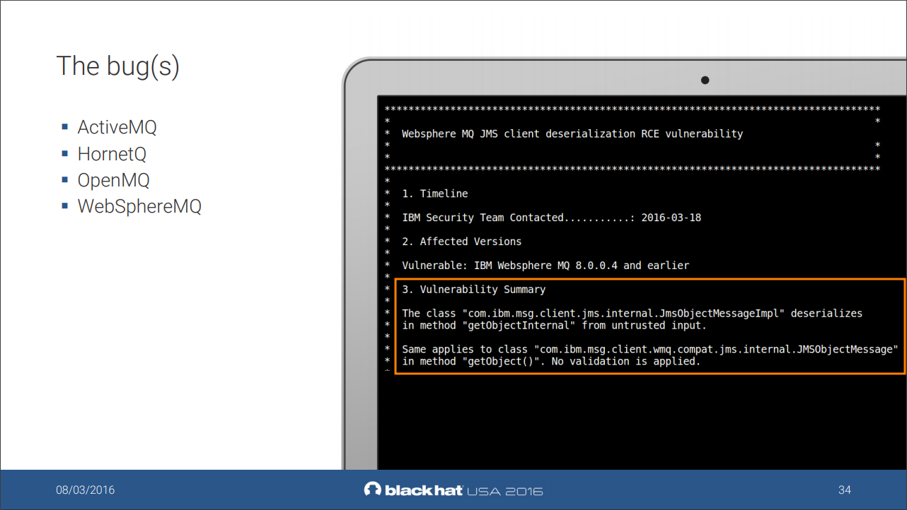 Unexpected Deserialization pt.1 – JMS – Silent Signal Techblog